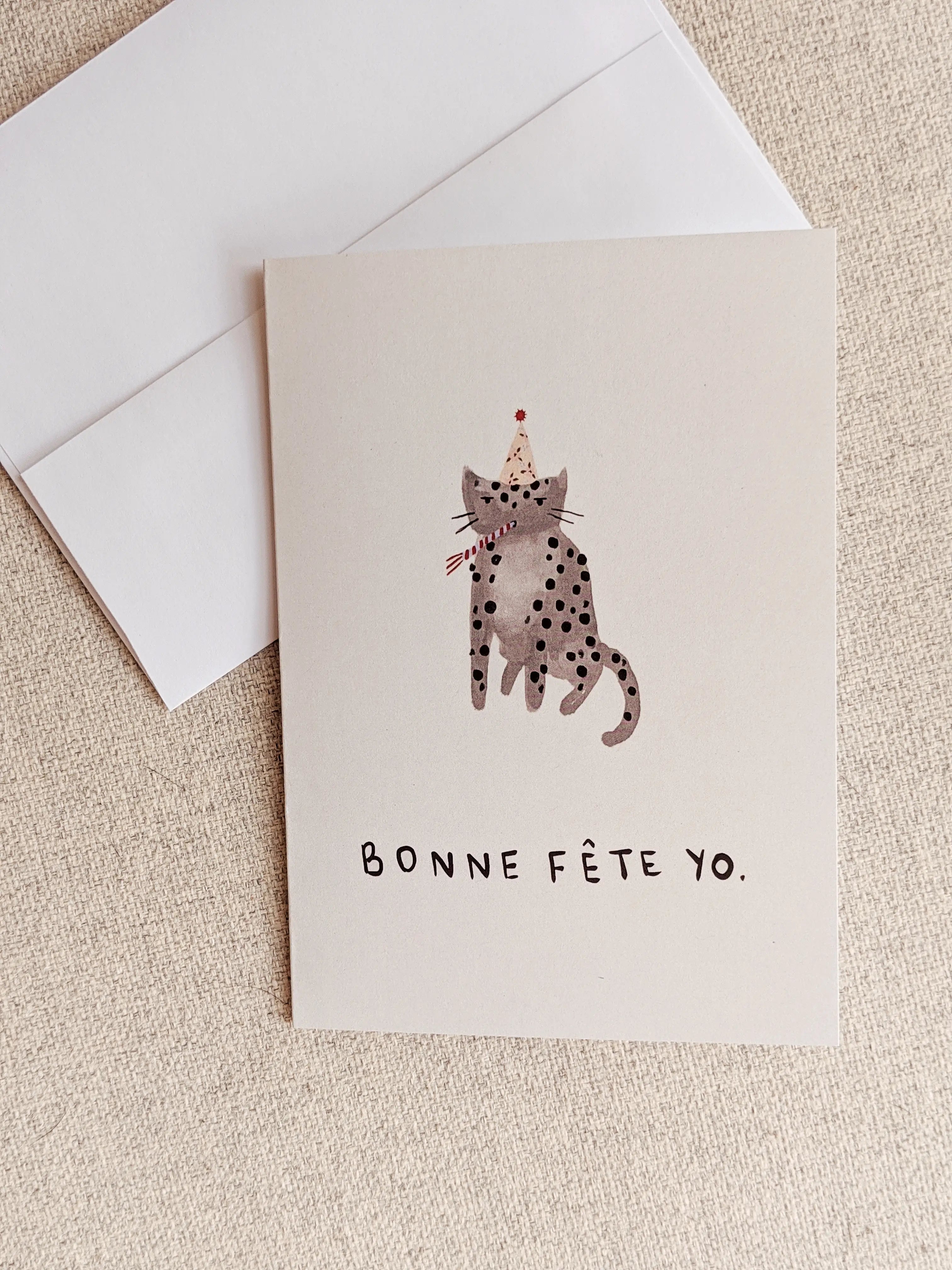 bonne fête yo card - save 50% – kelly lewis cards & gifts