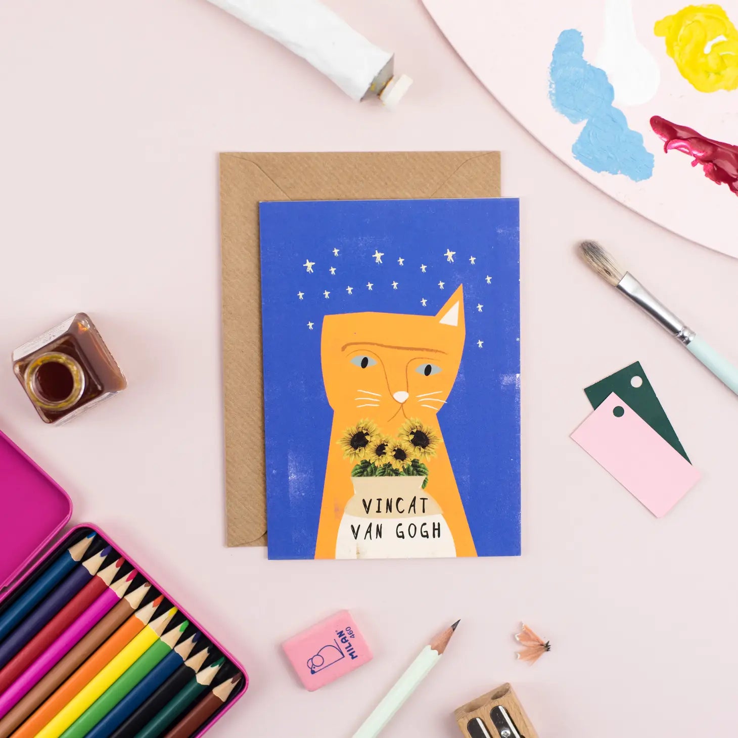 vincat van gogh card – kelly lewis cards & gifts